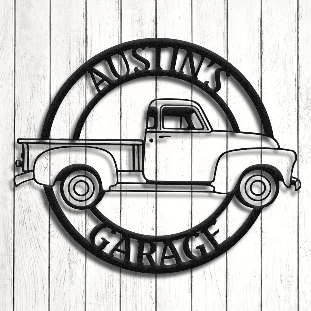 Chevrolet 3100 Metal Sign, Chevrolet Sign, Garage Sign, Chevy 3100 Svg ...