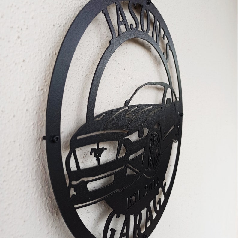 Ford Mustang Metal Sign Garage Sign Car Sign - Etsy