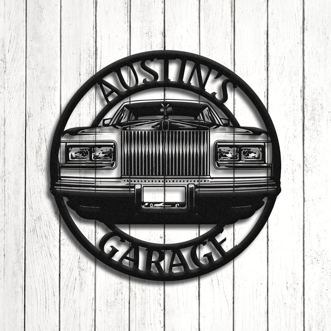 Rolls Royce Silver Spur Metal Sign: Garage Decor - Etsy