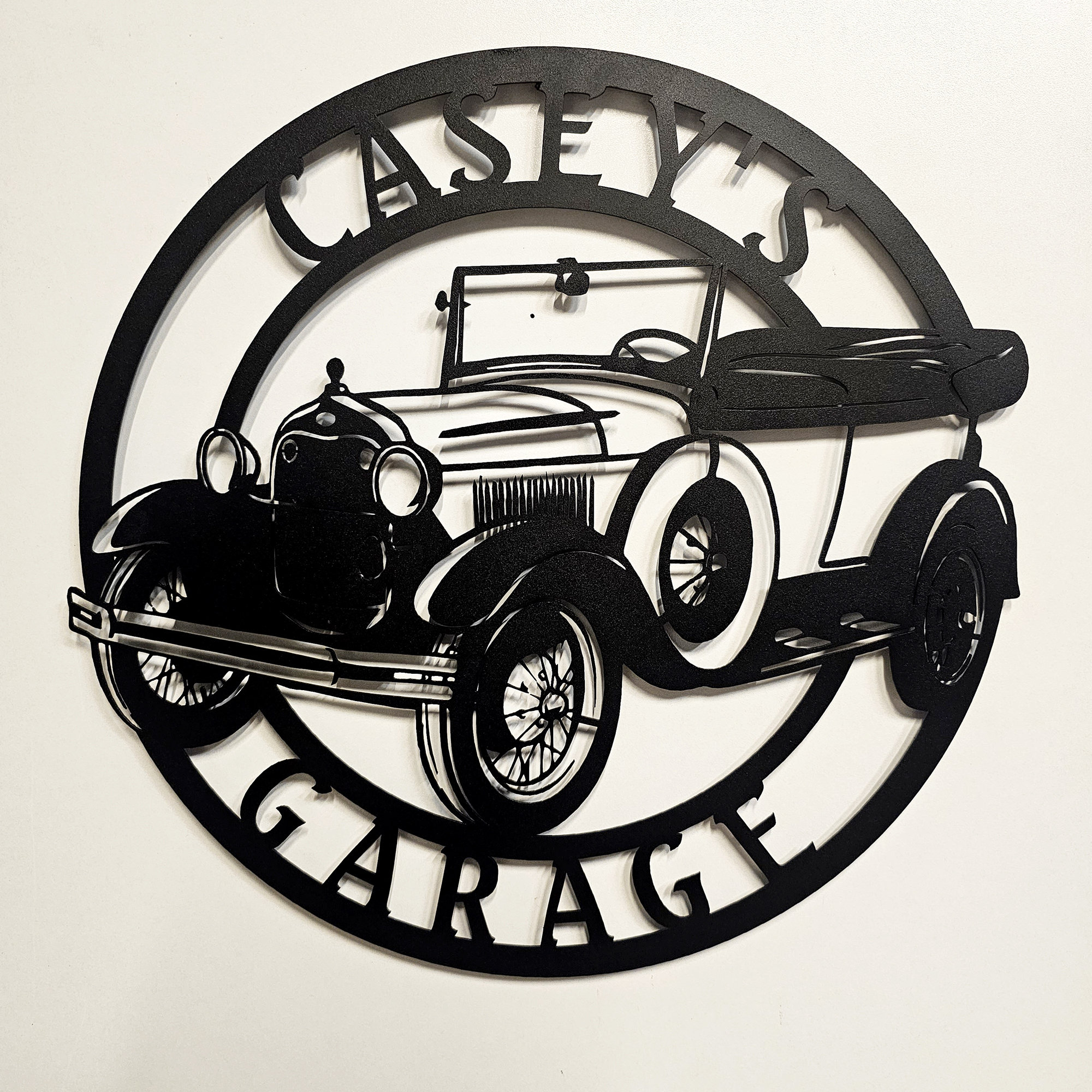 Ford Model A Metal Garage Sign: Vintage Car Decor - Etsy
