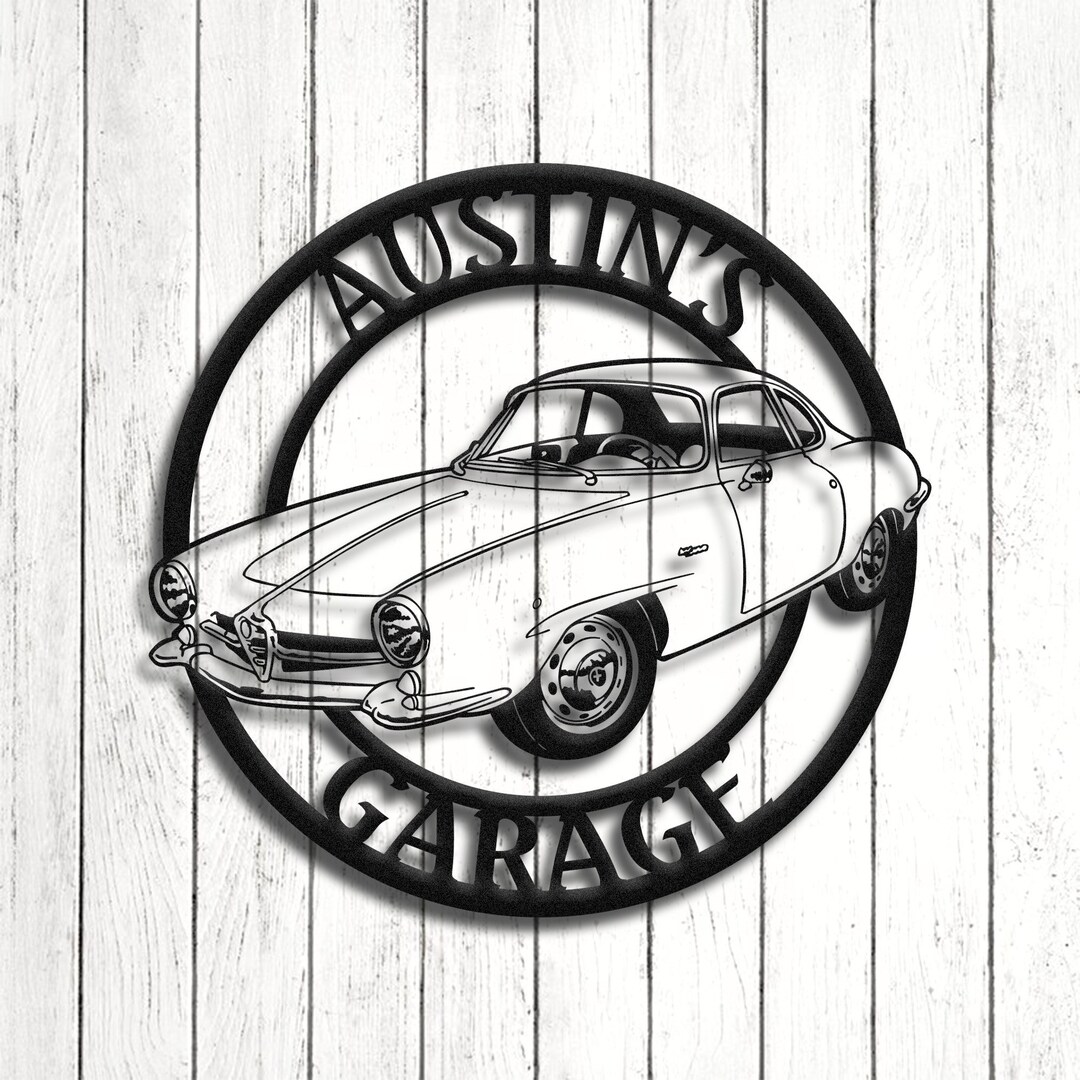 1961 Alfa Romeo Giulietta Sprint Metal Sign, Personalized Sign, Alfa ...
