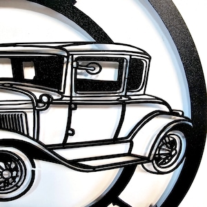 Ford Model A Tudor Metal Sign: Vintage Garage Decor - Etsy