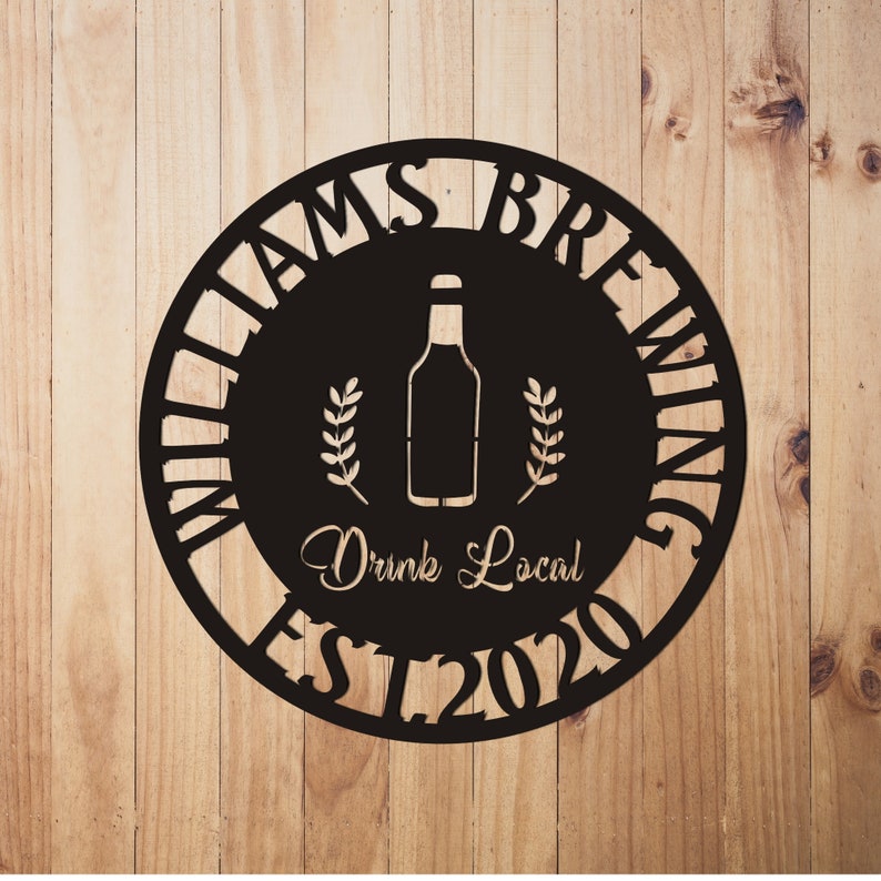 Brewery Sign Beer Sign Brewery Decor Brauerei Zeichen Pub - Etsy