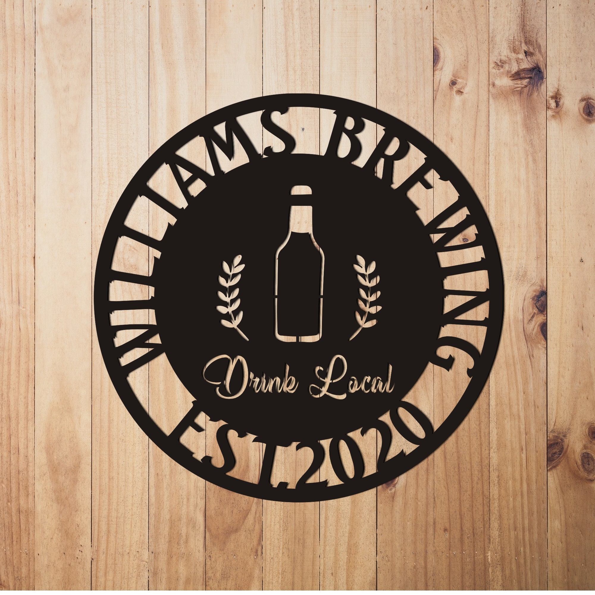 Brewery Sign Beer Sign Brewery Decor Brauerei Zeichen Pub | Etsy