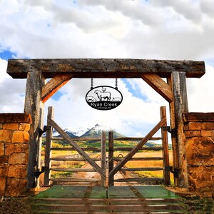 Personalized Farm Sign, Metal Sign Custom, Barn Sign, Metal Farm Sign ...