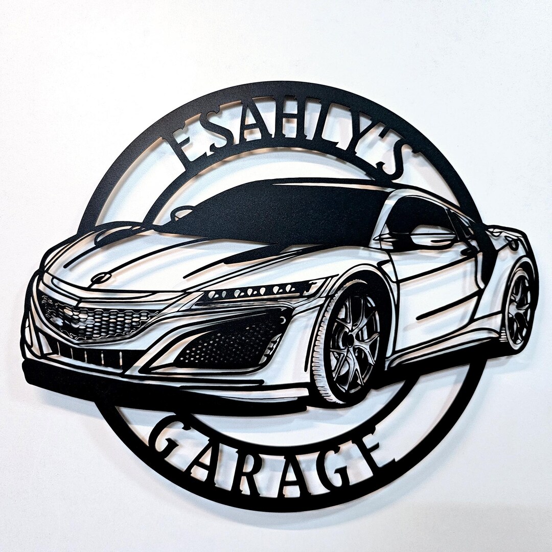 2020 Honda NSX Metal Sign: Personalized Garage Decor - Etsy