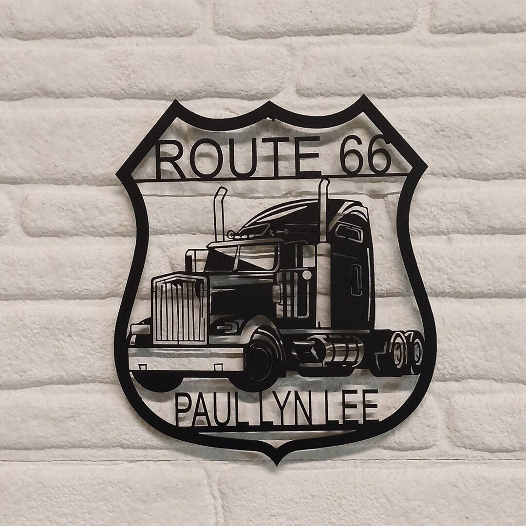 Personalized Transport Truck Metal Wall Art Trucker Metal - Etsy