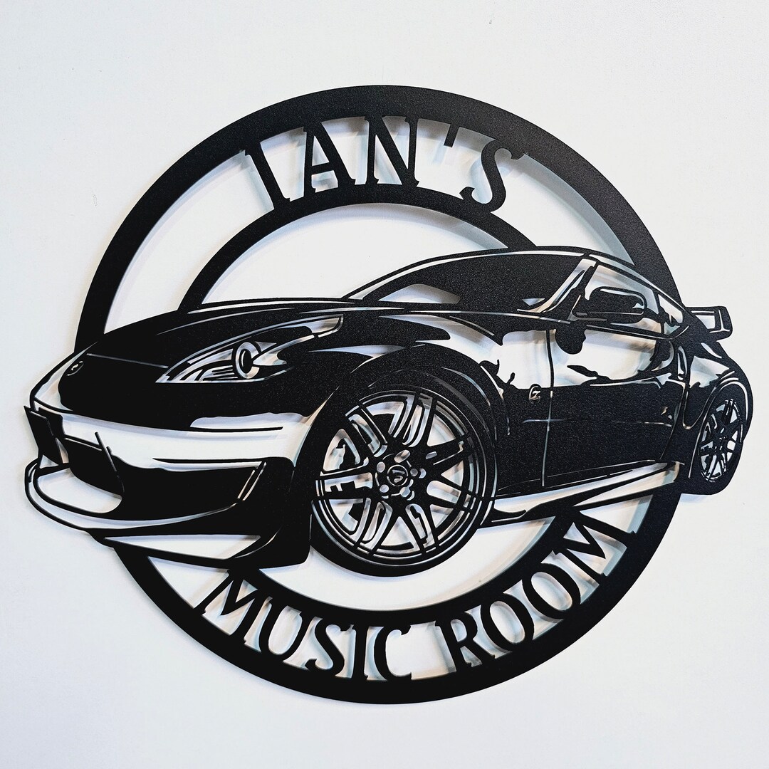 Nissan 370Z Metal Sign, Nissan Z34 Metal Sign, 370Z Metal Sign, Car ...