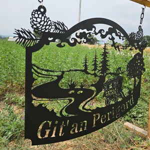Personalized Cattle Farm Sign, Metal Sign Personalized, Metal Sign ...