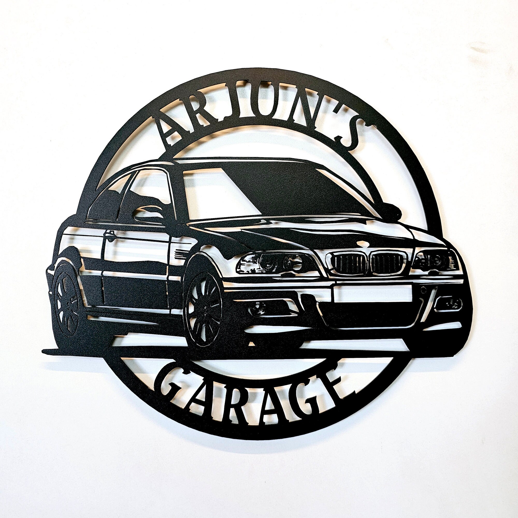 BMW M3 E46 Metal Sign: Personalized Garage Wall Art - Etsy