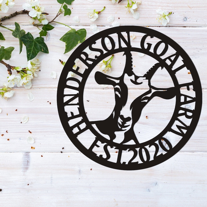 Goat Farm Sign Goat Farm Metal Sign Metal Sign Farm Last - Etsy