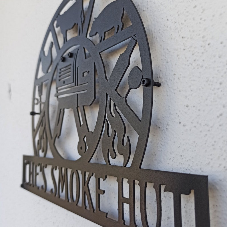 Personalized BBQ Sign, Outdoor Kitchen Sign, Custom Sign, Pit Master ...