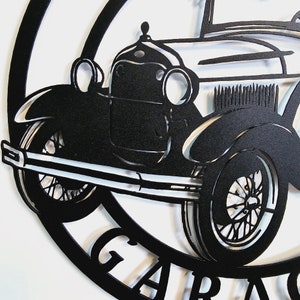 Ford Model A Metal Garage Sign: Vintage Car Decor - Etsy