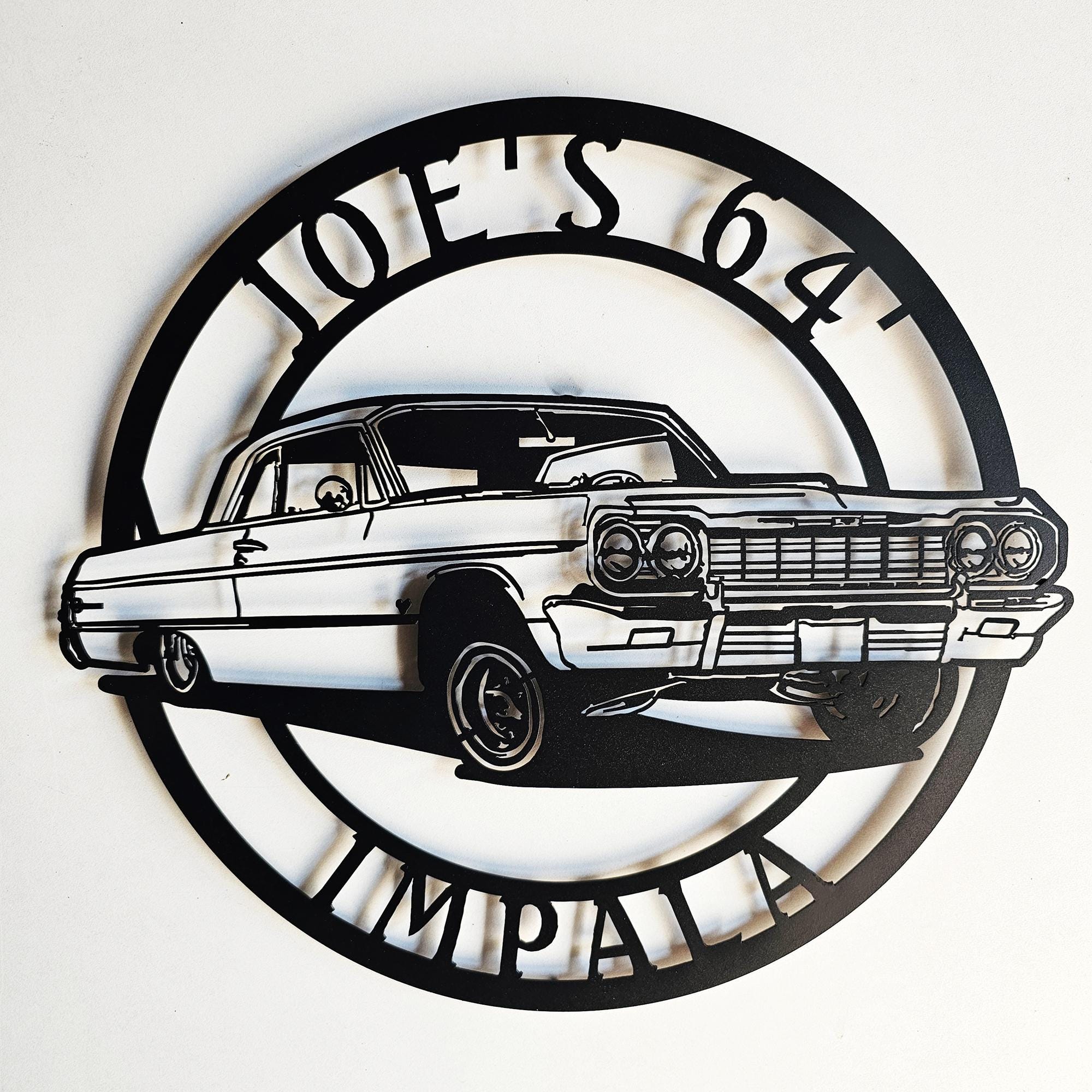 1964 Chevrolet Impala Metal Sign: Classic Car Wall Art - Etsy