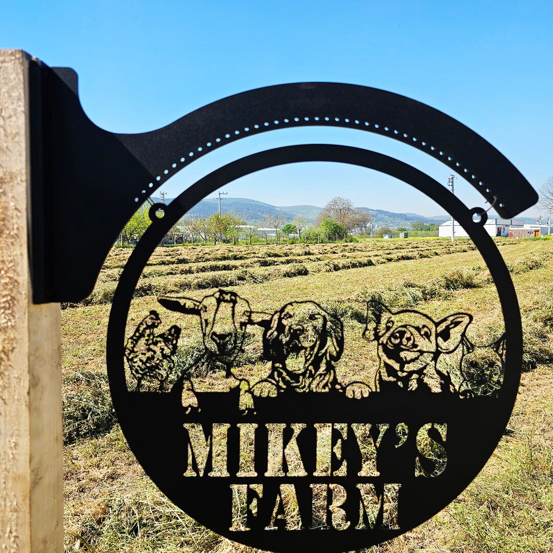 Round Hanging Sign Bracket, Bracket for 12" to 38", Sign Holder, Sign ...