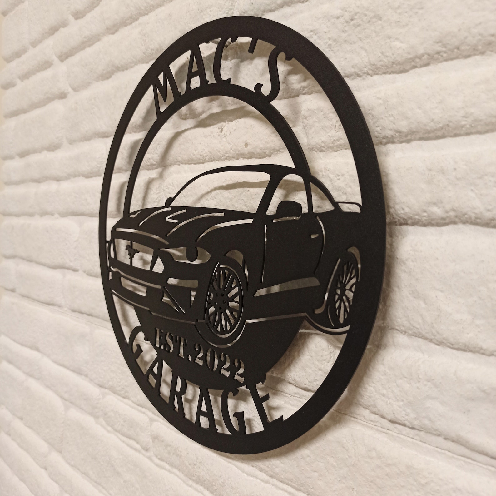 Ford Mustang Metal Sign Garage Sign Car Sign - Etsy