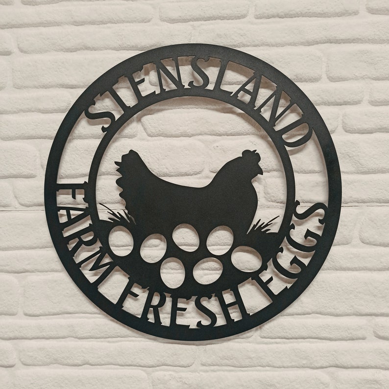 Eggs Sign, Chicken Coop Signs, Hen House Sign, Chicken Farm, Farm Metal ...