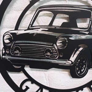 Rover Mini Cooper 35 Metal Sign, Garage Sign, Car Sign, Mini Cooper ...