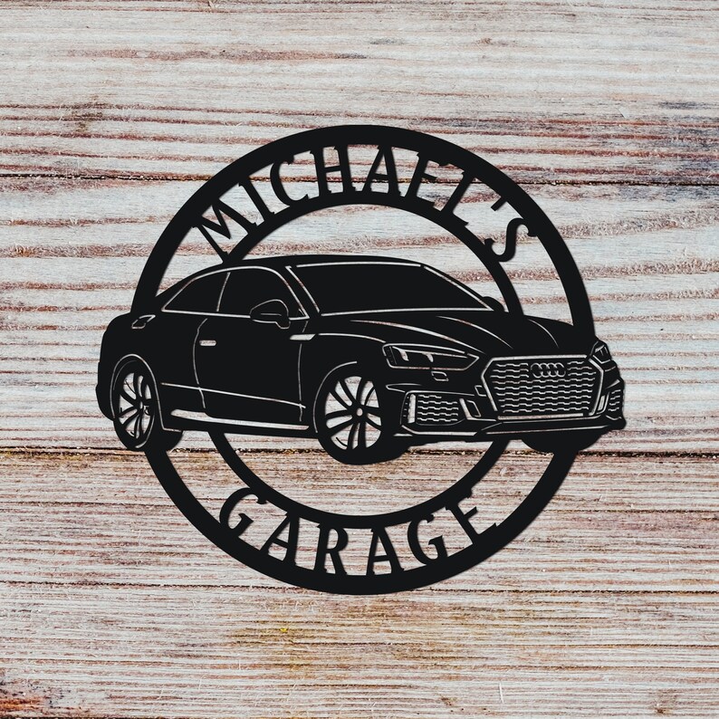 Audi RS5 Metal Sign RS5 Sign Audi Garage Audi Wall Art - Etsy