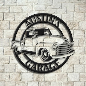 3100 Metal Garage Sign, Truck Decor - Etsy