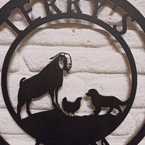 Boer Goat Farm Sign, Chicken and Goat Farm Signs, Goat Farm Sign, Goat ...