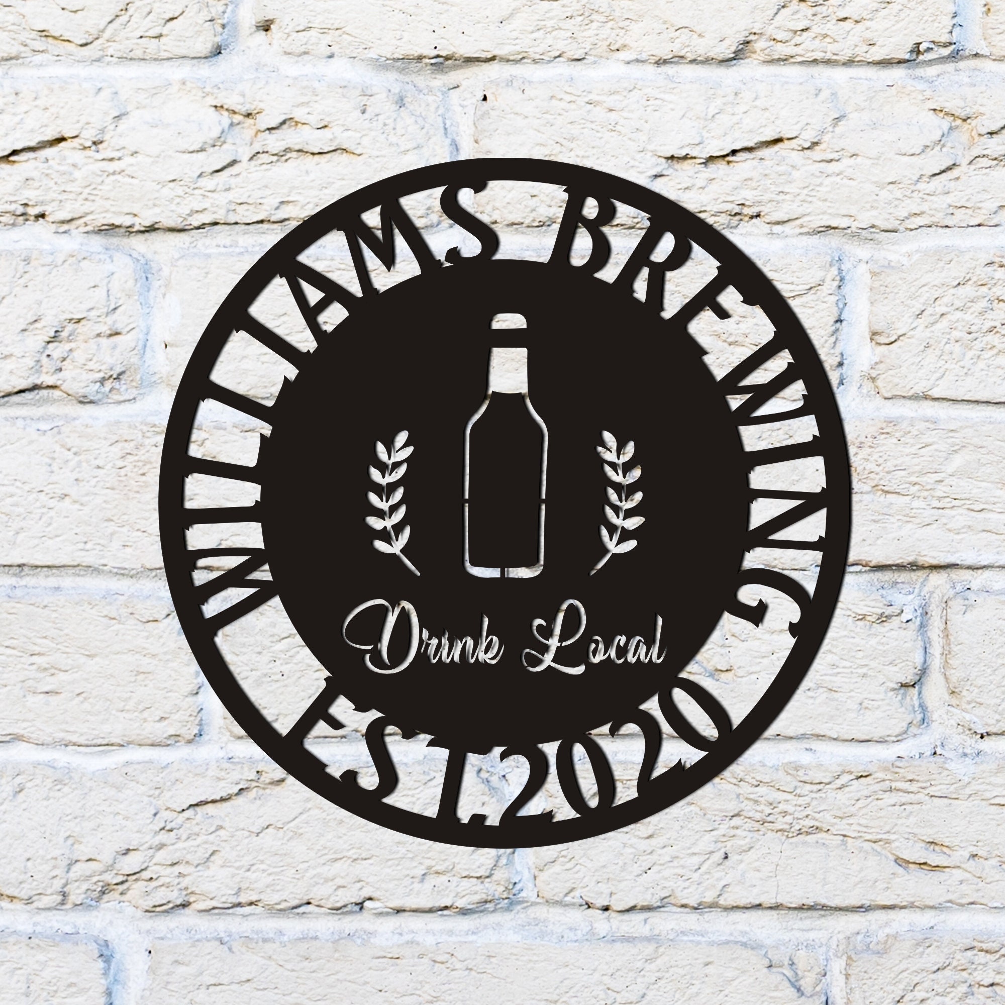 Brewery Sign Beer Sign Brewery Decor Brauerei Zeichen Pub | Etsy