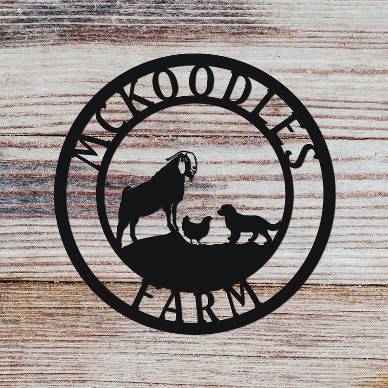 Boer Goat Farm Sign, Chicken and Goat Farm Signs, Goat Farm Sign, Goat ...