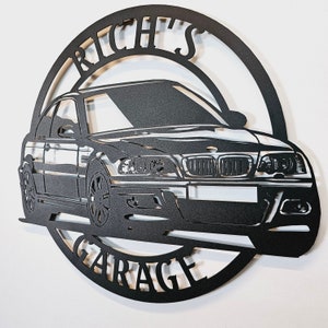 Bmw M3 E46 Metal Sign, M3 Sign, Bmw Garage, Bmw Wall Art, Bmw ...
