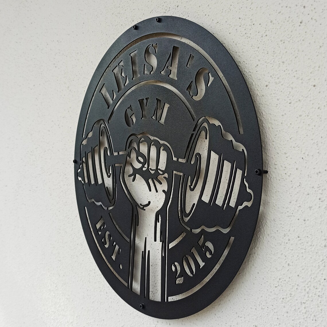 Custom Metal Gym Sign Gym Sign Personalized Home Gym Sign | Etsy