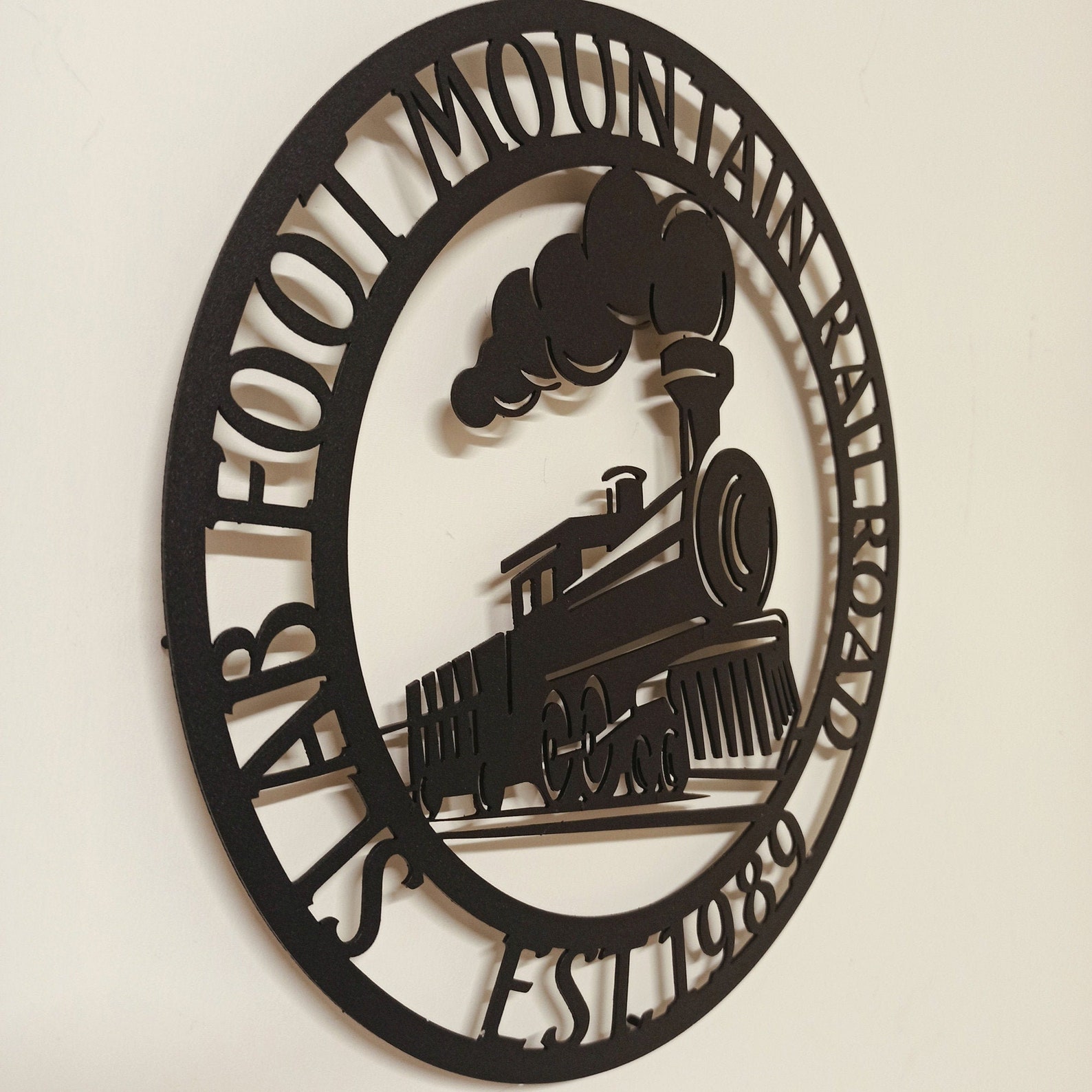 Railroad Signs Railway Sign Train Sign Train Room Train - Etsy