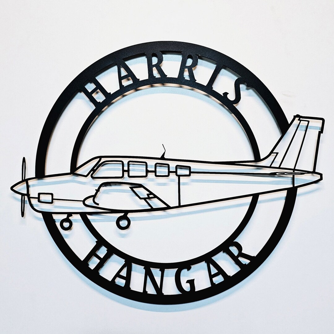 Beechcraft Bonanza G36 Airplane Sign, Beechcraft Airplane, Airplane ...