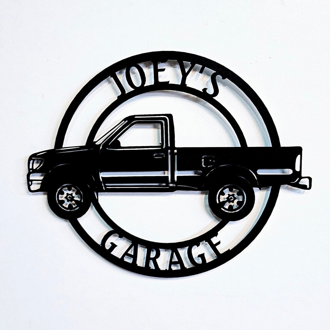 1996 Toyota Tacoma Metal Sign, Supra Sign, Garage Sign, Toyota Tacoma ...
