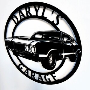 1970 Oldsmobile 442 Metal Garage Sign: Car Wall Art - Etsy