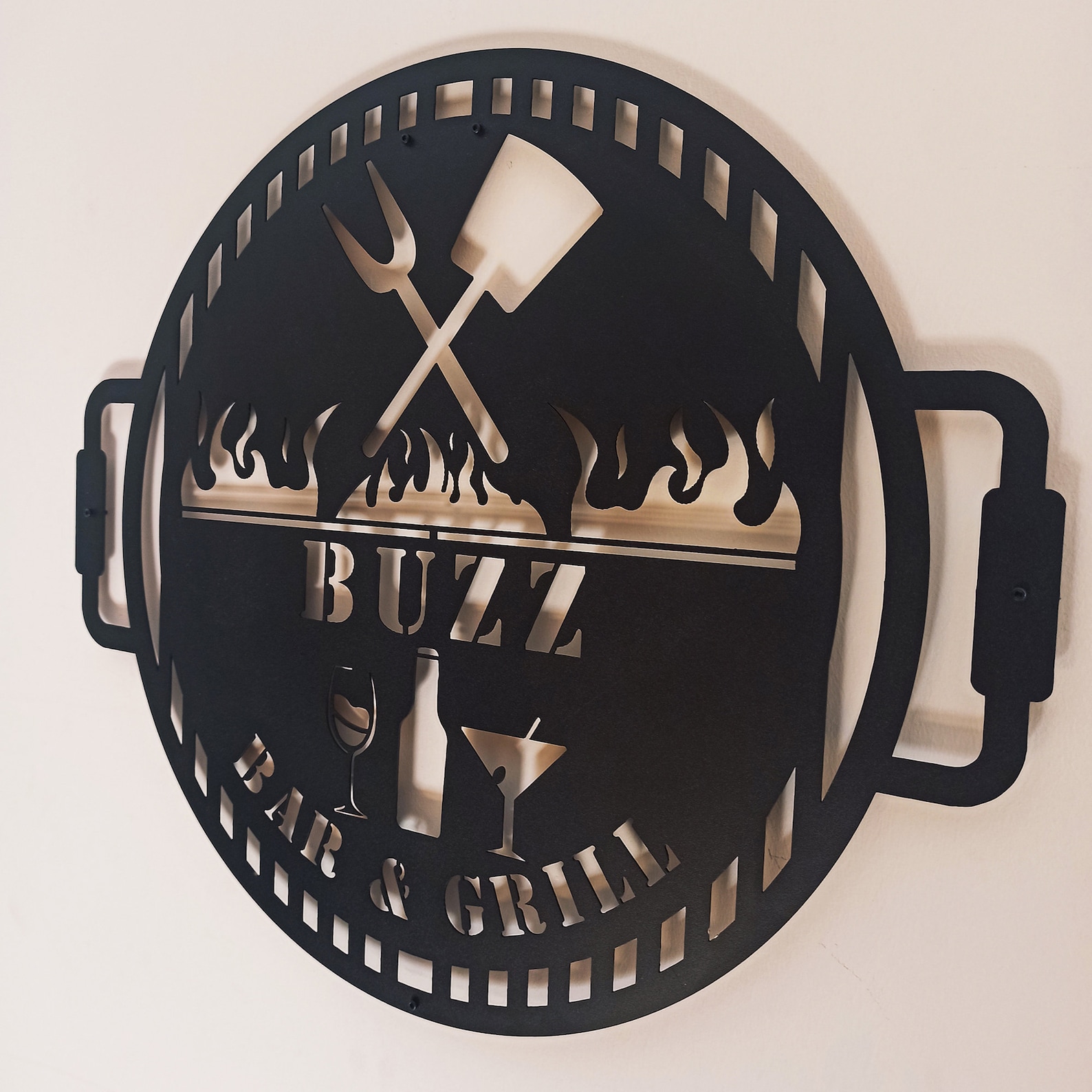 Personalized BBQ Sign Outdoor Kitchen Sign Custom Sign Pit - Etsy