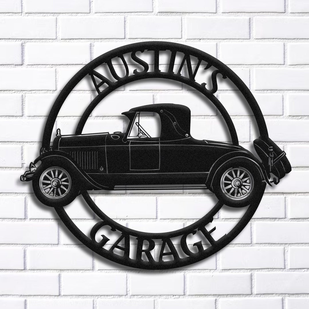 1927 Oldsmobile Roadster Metal Sign: Garage Wall Art - Etsy