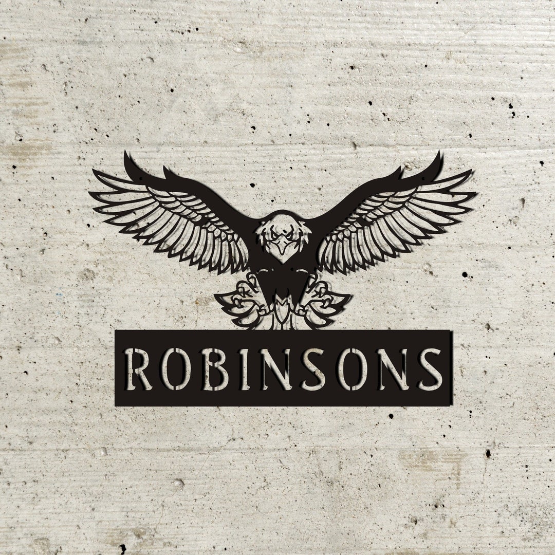 Eagle Address Sign for House, Address Plaque, House Number Plaque ...