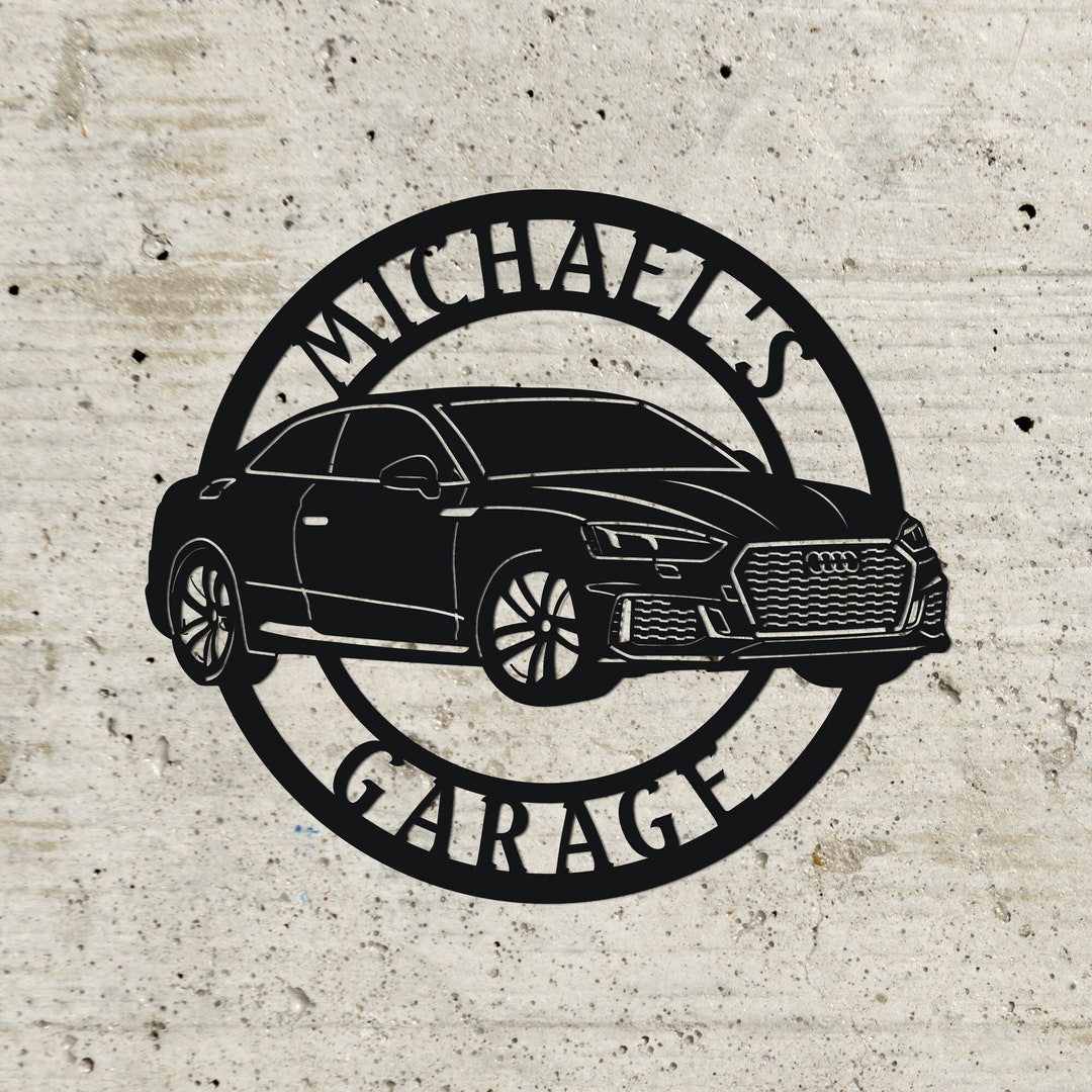 Audi RS5 Metal Sign RS5 Sign Audi Garage Audi Wall Art - Etsy