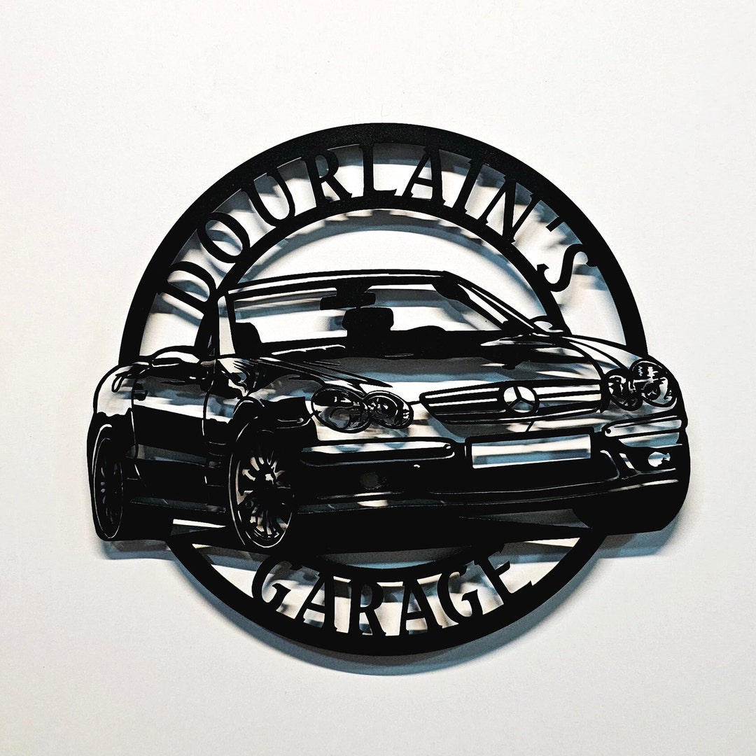 Mercedes SL55, SL55 Mercedes Metal Sign, Garage Sign, Car Sign ...