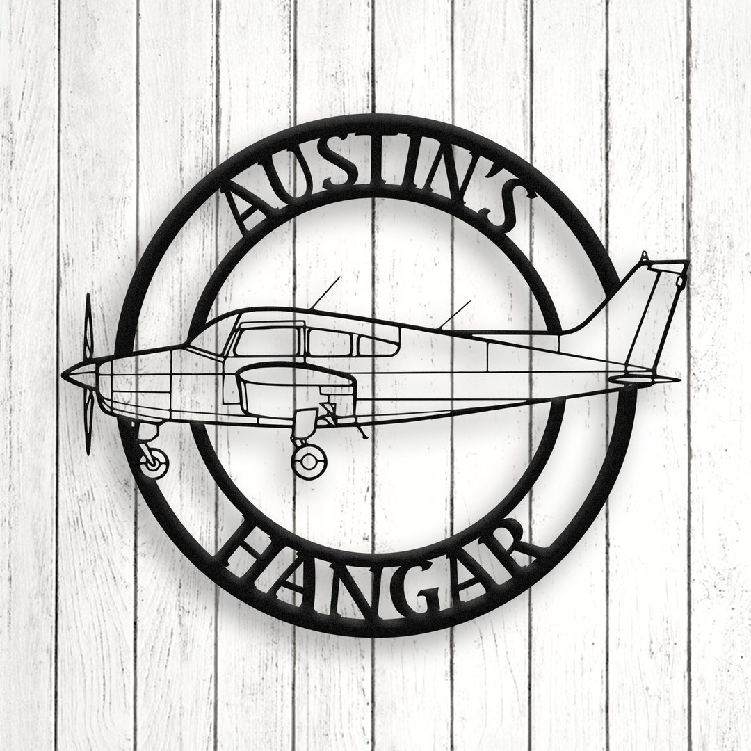 Beechcraft A23 24 Musketeer Airplane Sign, Beechcraft Airplane ...