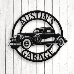 Personalized Packard Metal Sign: 1930s Classic Car Garage Plaque - Etsy