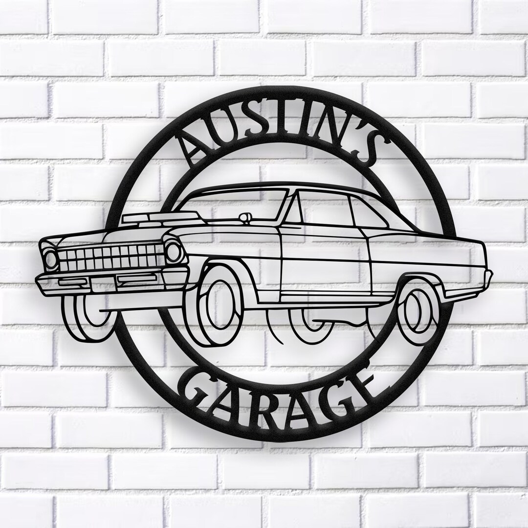 1967 Chevy 2 Sign, Chevelle Art, Car Sign, Chevy Classic Cars, Vintage ...