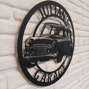 Rover Mini Cooper 35 Metal Sign, Garage Sign, Car Sign, Mini Cooper ...