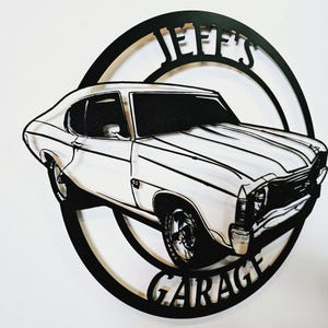 1972 Chevy Chevelle Metal Garage Sign: Chevrolet Accessories - Etsy