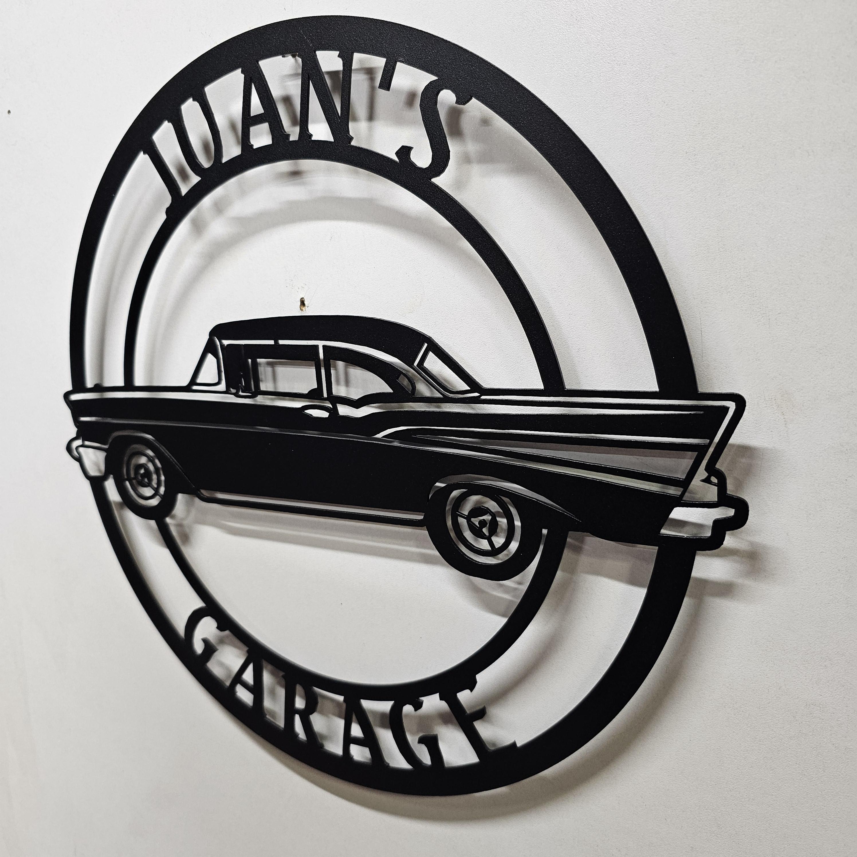 1957 Bel Air Sign: Classic Car, Garage Wall Decor - Etsy