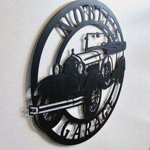 Ford Model A Metal Garage Sign: Vintage Car Decor - Etsy
