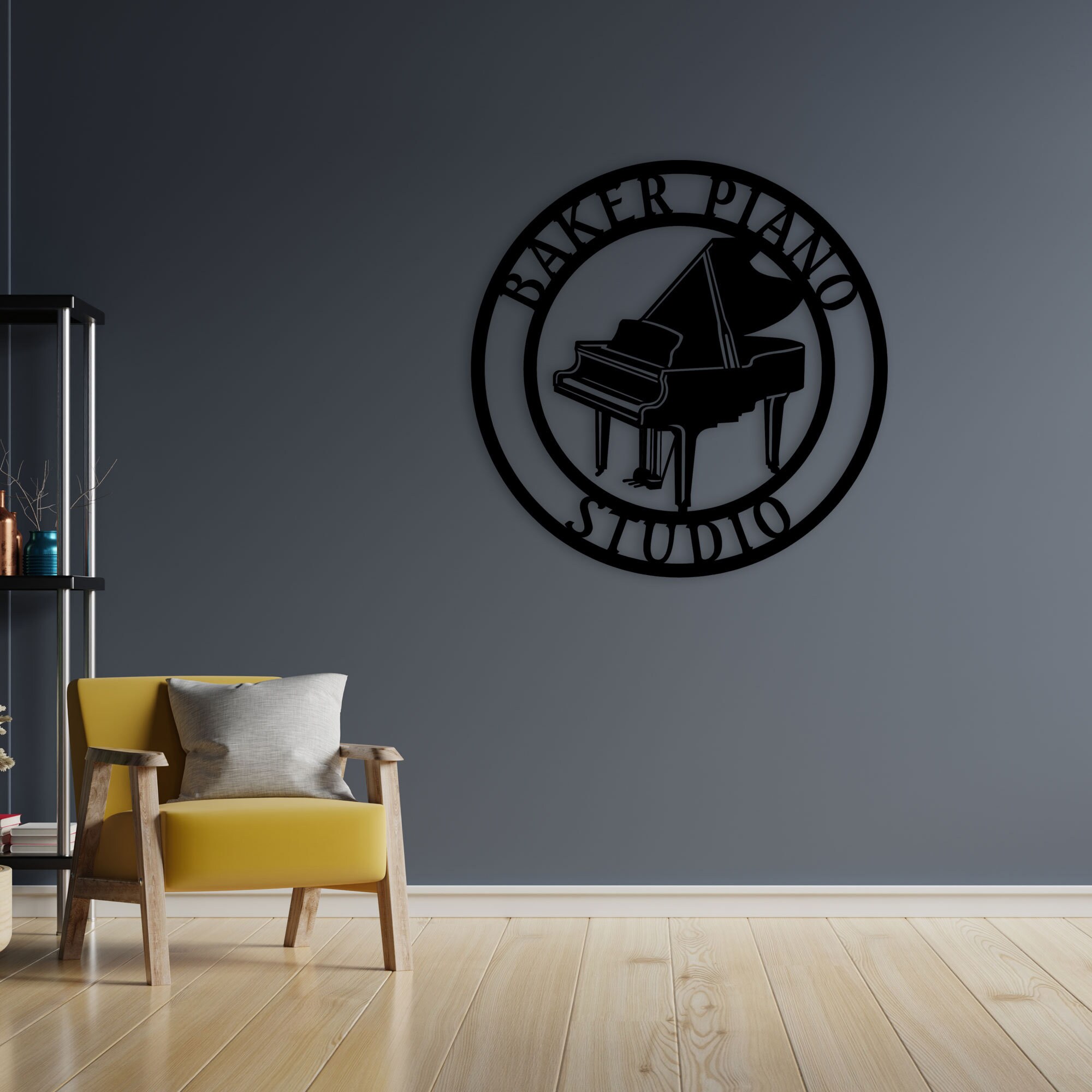 Personalized Piano Sign Music Instrument Established Last - Etsy