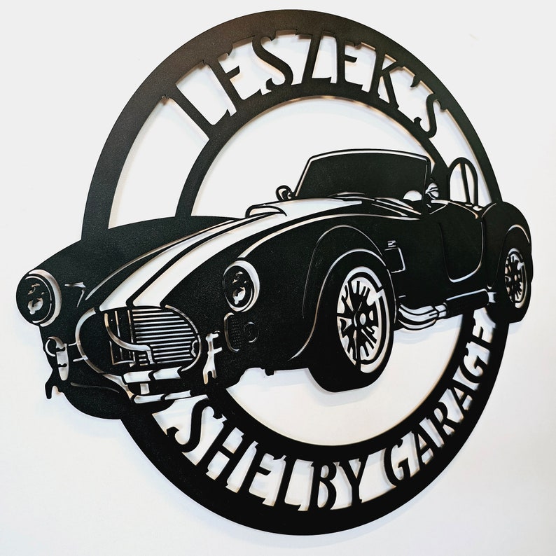 1965 427 Cobra Metal Sign: Shelby Garage Decor - Etsy