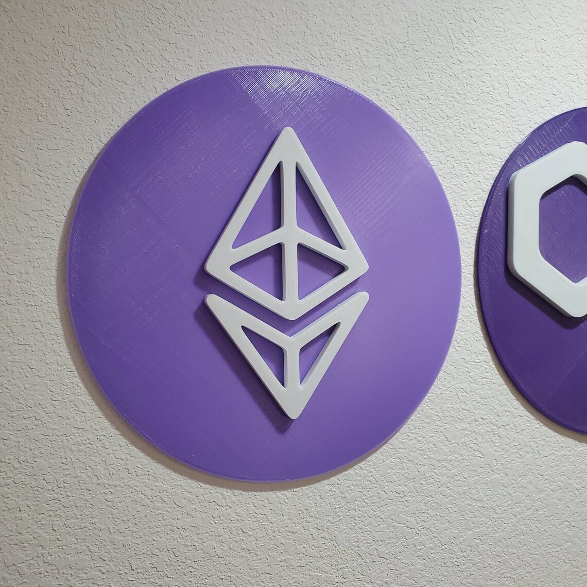 Ethereum ETH Logo 3D Wall Art / Crypto Wall Art - Etsy