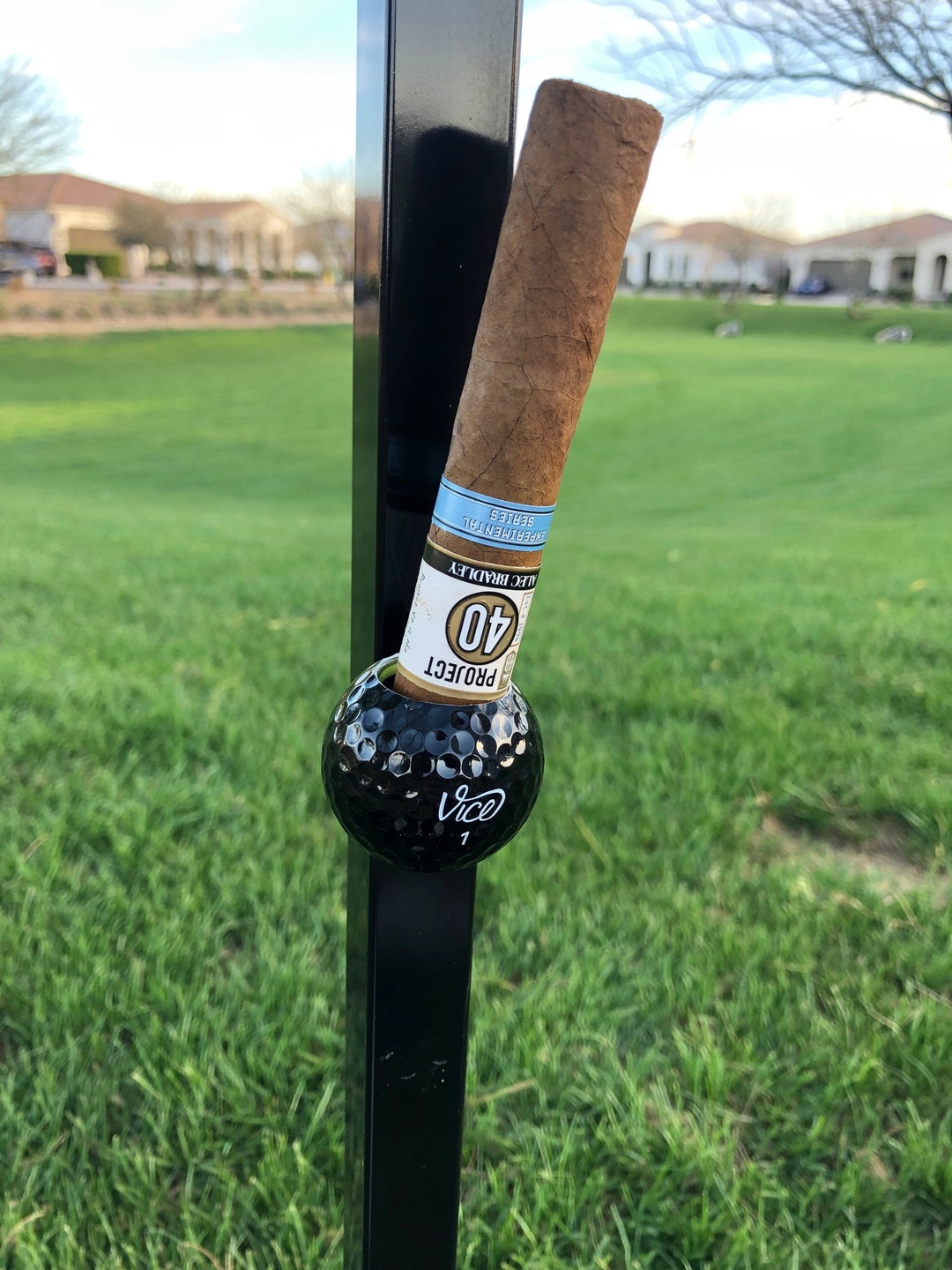 Vice Black Magnetic Golf Ball Cigar Holder - Etsy