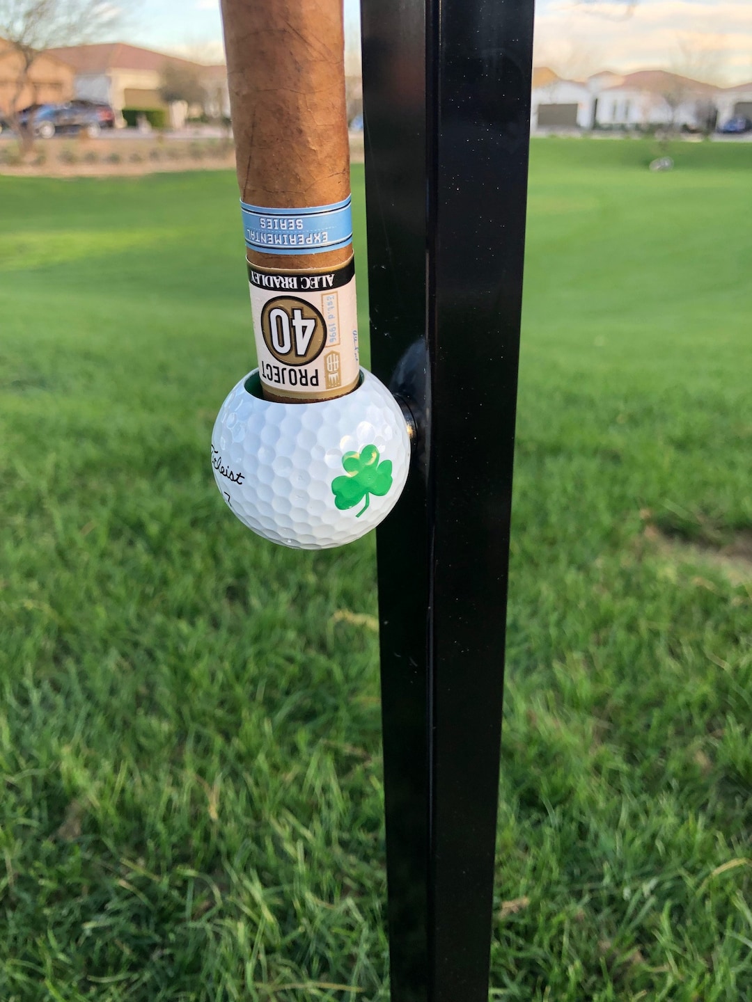 Titleist Prov1 Shamrock Magnetic Golf Ball Cigar Holder - Etsy